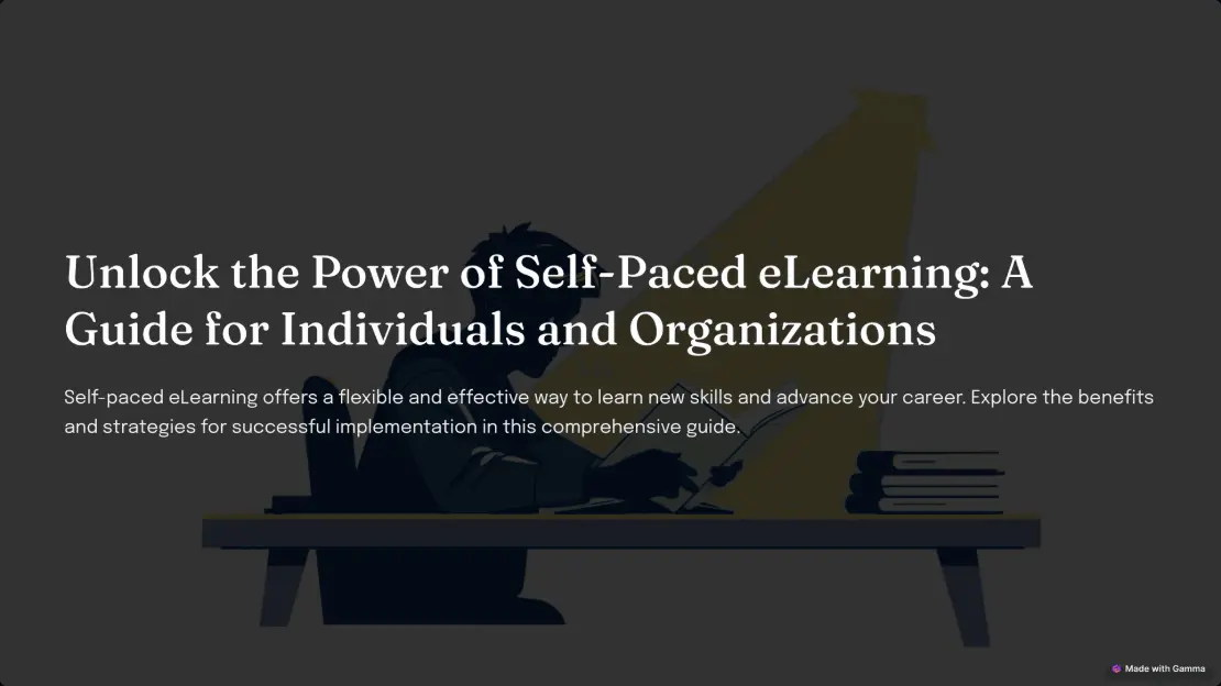 Unlock the Power of Self-Paced eLearning | Bluestarcmi